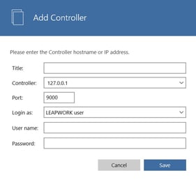 Controller Settings | Leapwork Documentation