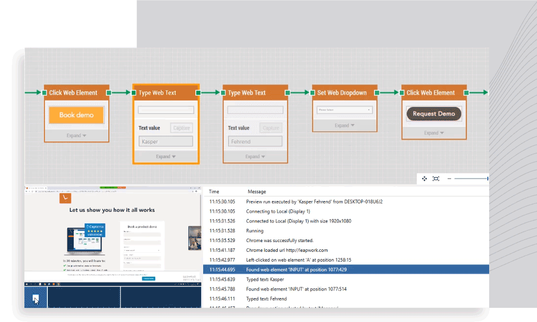 Leapwork Test Automation And Rpa Platform