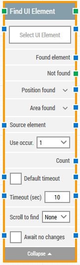 Find UI Element Desktop UI Building Blocks | Leapwork Documentation