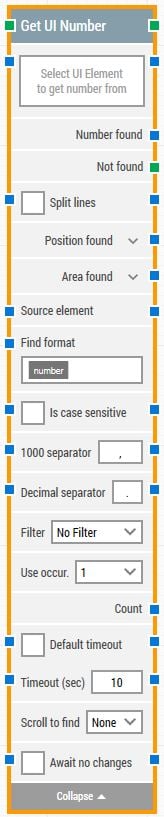 Get UI Number Desktop UI Building Blocks | Leapwork Documentation