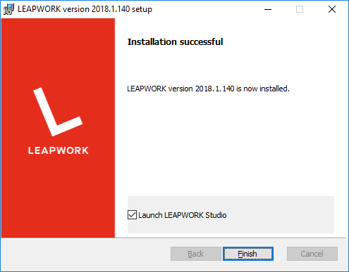LEAPWORK 2018.1 Upgrade Guide: 5. Installation