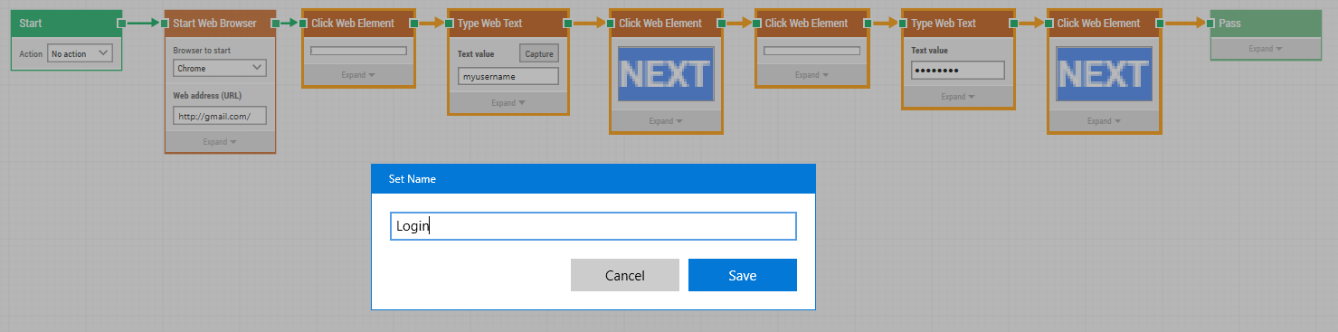 Custom Blocks Building Blocks | Leapwork Documentation