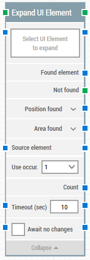 The Desktop UI building blocks - Expand UI Element - LEAPWORK