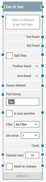 The Desktop Ui Building Blocks Get Ui Text Leapwork