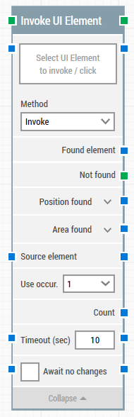 The Desktop Ui Building Blocks Invoke Ui Element Leapwork