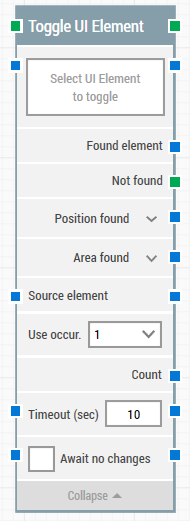 The Desktop UI building blocks - Toggle UI Element - LEAPWORK