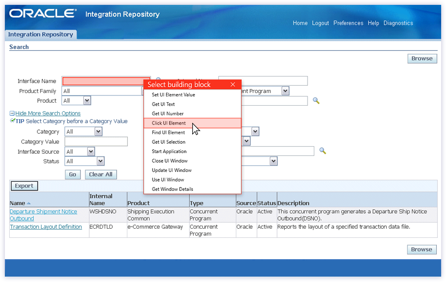 Oracle Automation - LEAPWORK Test Automation & RPA