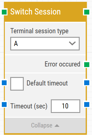 Switch Session | Green Screen Building Blocks | Leapwork Documentation