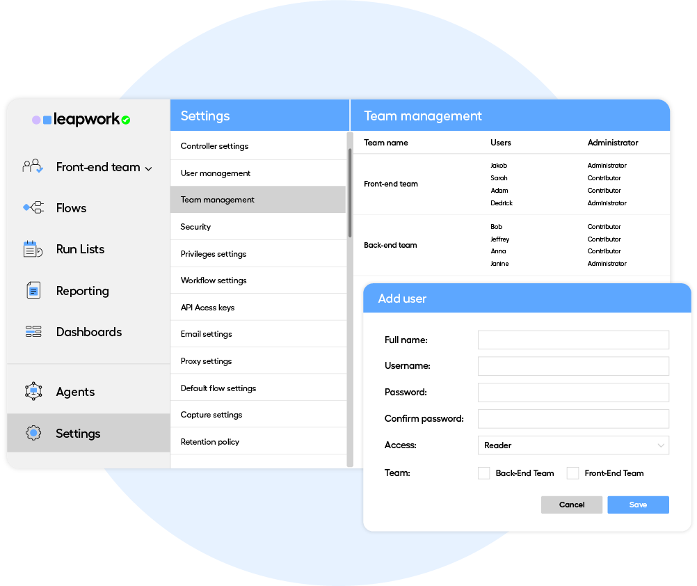 Features - Leapwork Test Automation