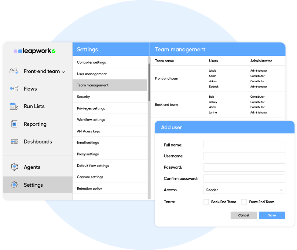 Features - Leapwork Test Automation