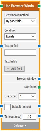 Use Browser Window Web Building Blocks Leapwork Documentation