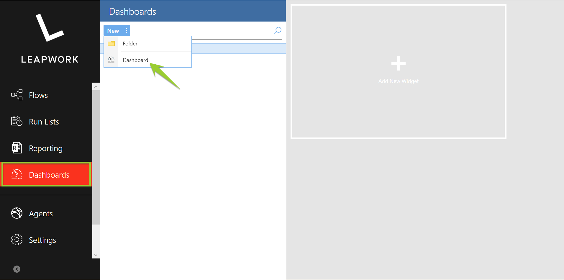 Working with LEAPWORK: 8. Dashboards