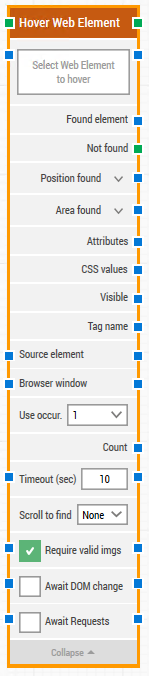 Hover Web Element The Web Building Blocks Leapwork 4214