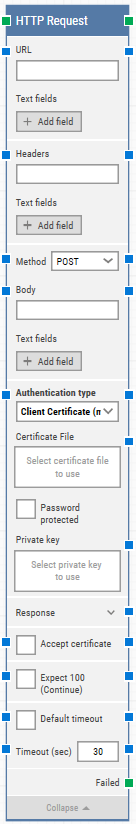 HTTP Request | Data-driven Building Blocks | Leapwork Documentation