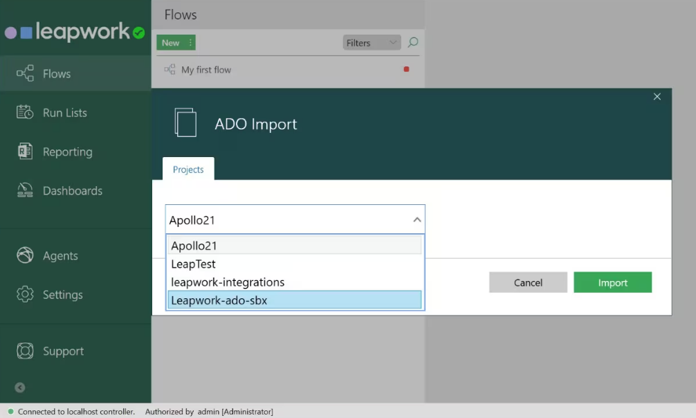 ADO integration | Leapwork Documentation