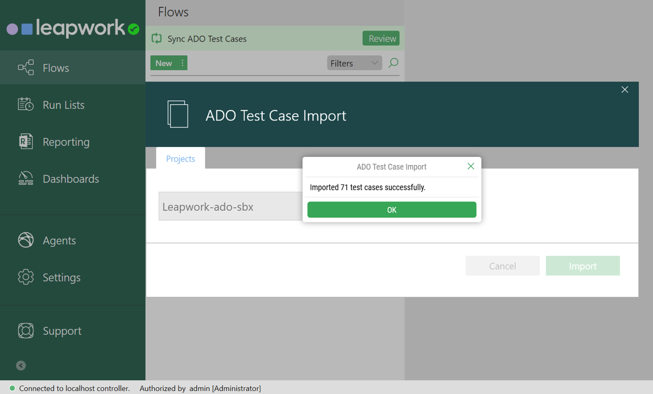 ADO integration | Leapwork Documentation