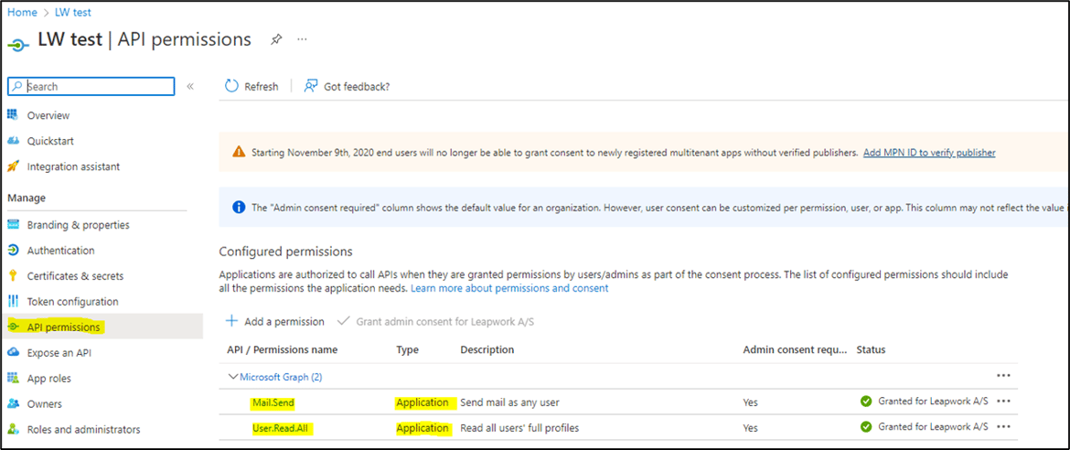 E-mail Settings | Leapwork Documentation