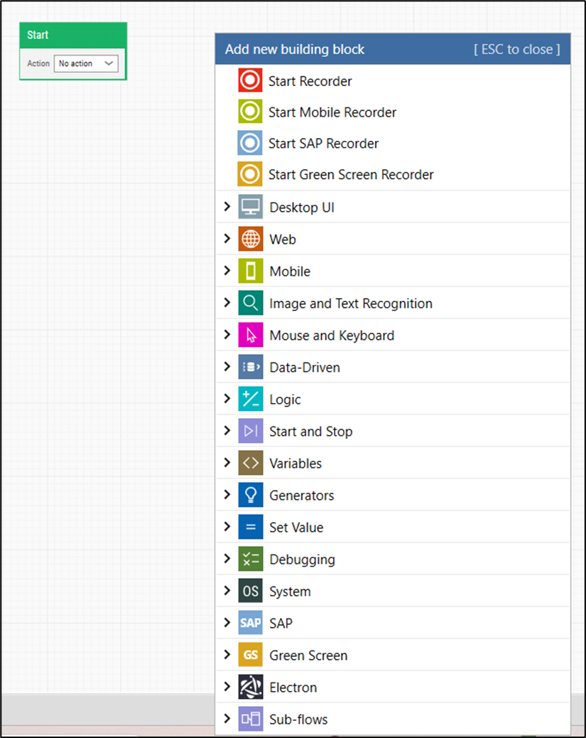 Smart Mobile Recorder | Leapwork Documentation