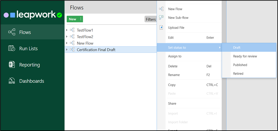 Workflow Management | Leapwork Documentation