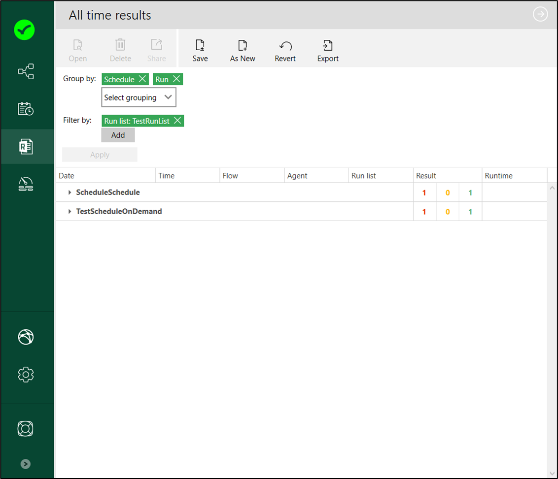 Reporting | Leapwork Documentation