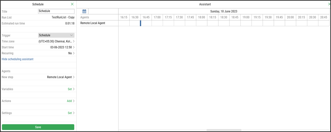 Agents overview & scheduling assistant | Leapwork Documentation