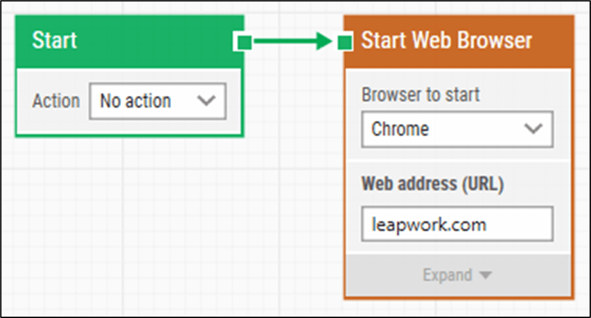 Designing automation flows | Leapwork Documentation