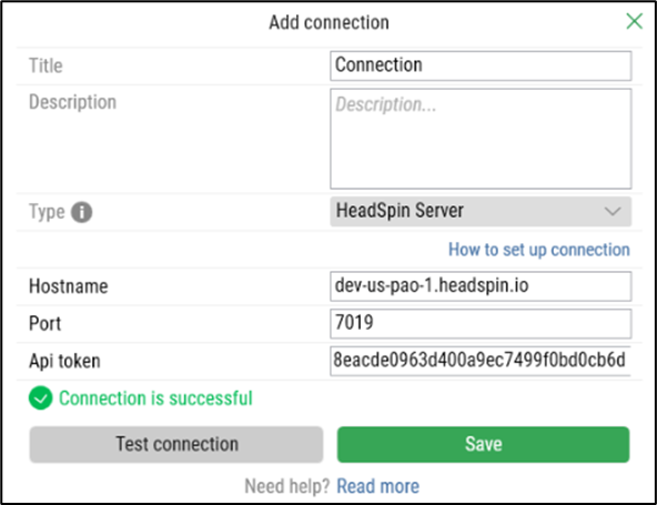 LEAPWORK Documentation: Connections