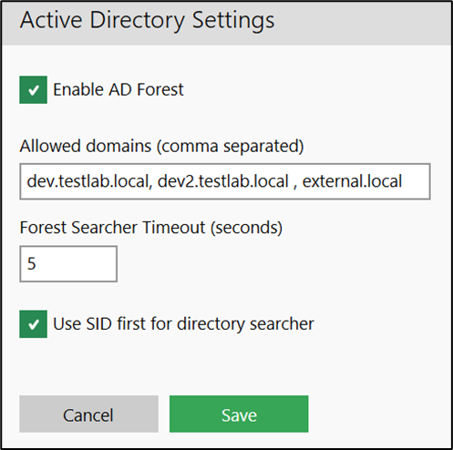 Active Directory Settings | Leapwork Documentation