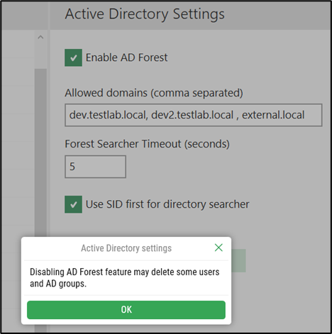 Active Directory Settings | Leapwork Documentation