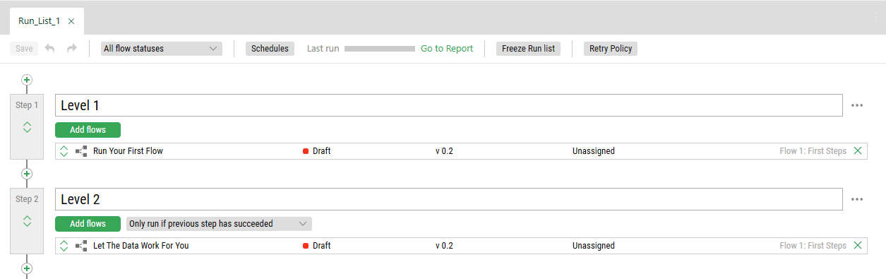 Run Lists | Leapwork Documentation