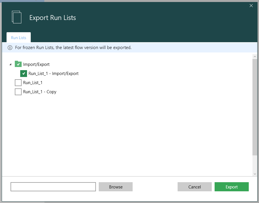 Run Lists | Leapwork Documentation