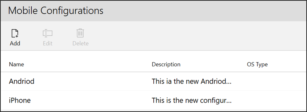 LEAPWORK Documentation: Mobile Configuration