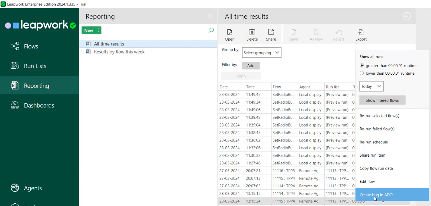 ADO integration | Leapwork Documentation