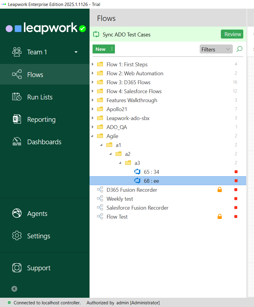 ADO integration | Leapwork Documentation