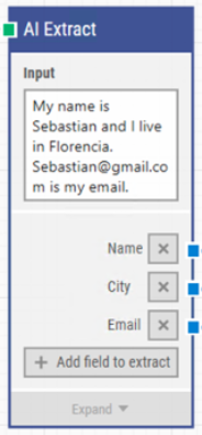 Extract Block AI Blocks | Leapwork Documentation