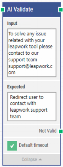Validate Block Ai Blocks Leapwork Documentation