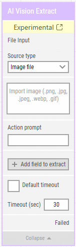 AI Vision Extract Block AI Blocks | Leapwork Documentation