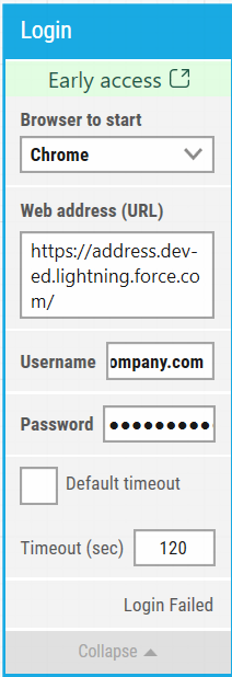 Login Salesforce Building Blocks | Leapwork Documentation