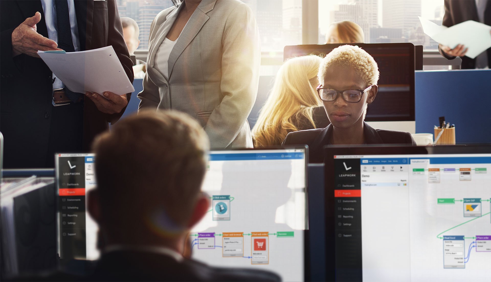 Rpa And Business Process Automation Leapwork Automation Platform
