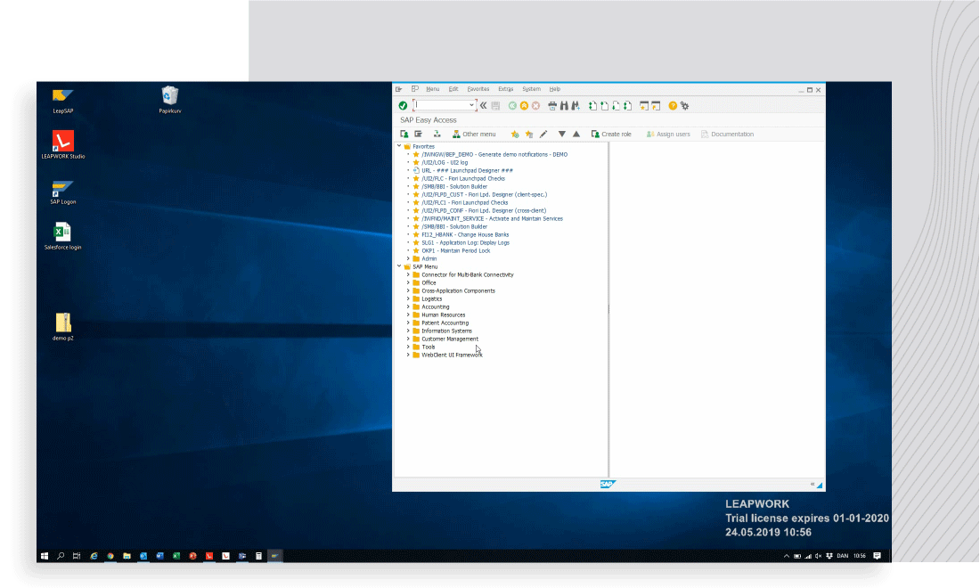 SAP Automation - The LEAPWORK Automation Platform