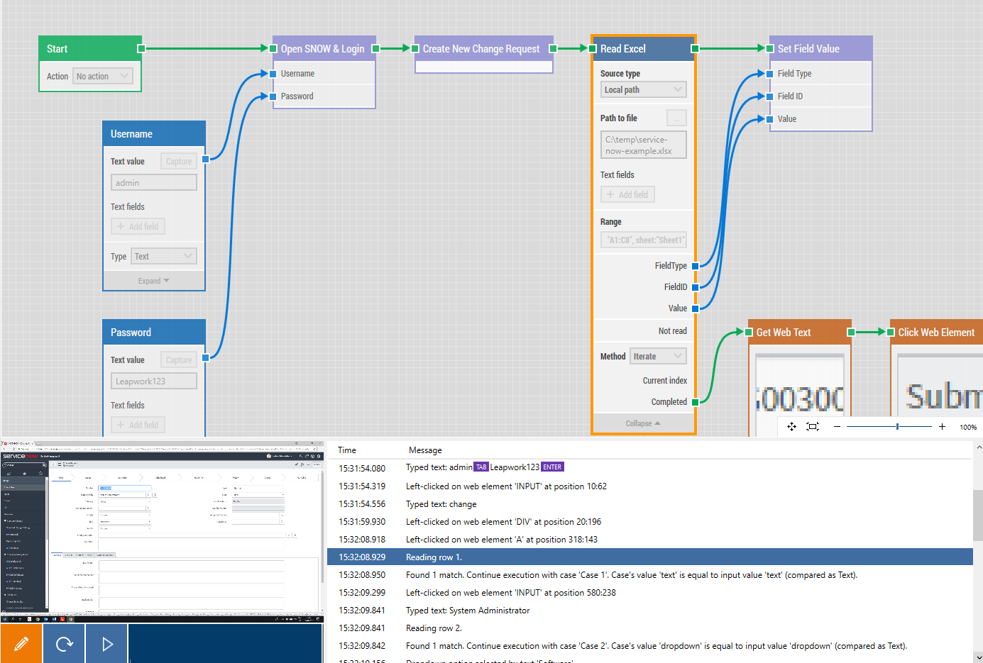 Working with LEAPWORK: 3. Designing automation flows