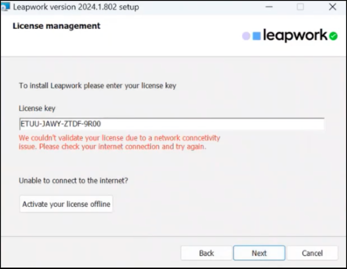 Doc - Offline Installation | Leapwork Documentation