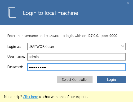 LEAPWORK Documentation: User Management
