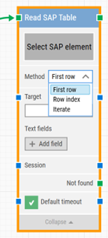 Read SAP Table - Leapwork