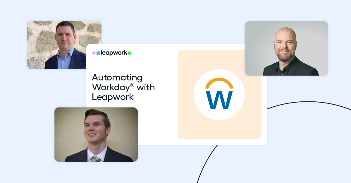 Automating Workday® with Leapwork